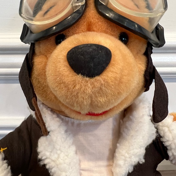 Disney | Toys | Vintage Disney Winnie The Pooh Aviator Pilot Jointed ...
